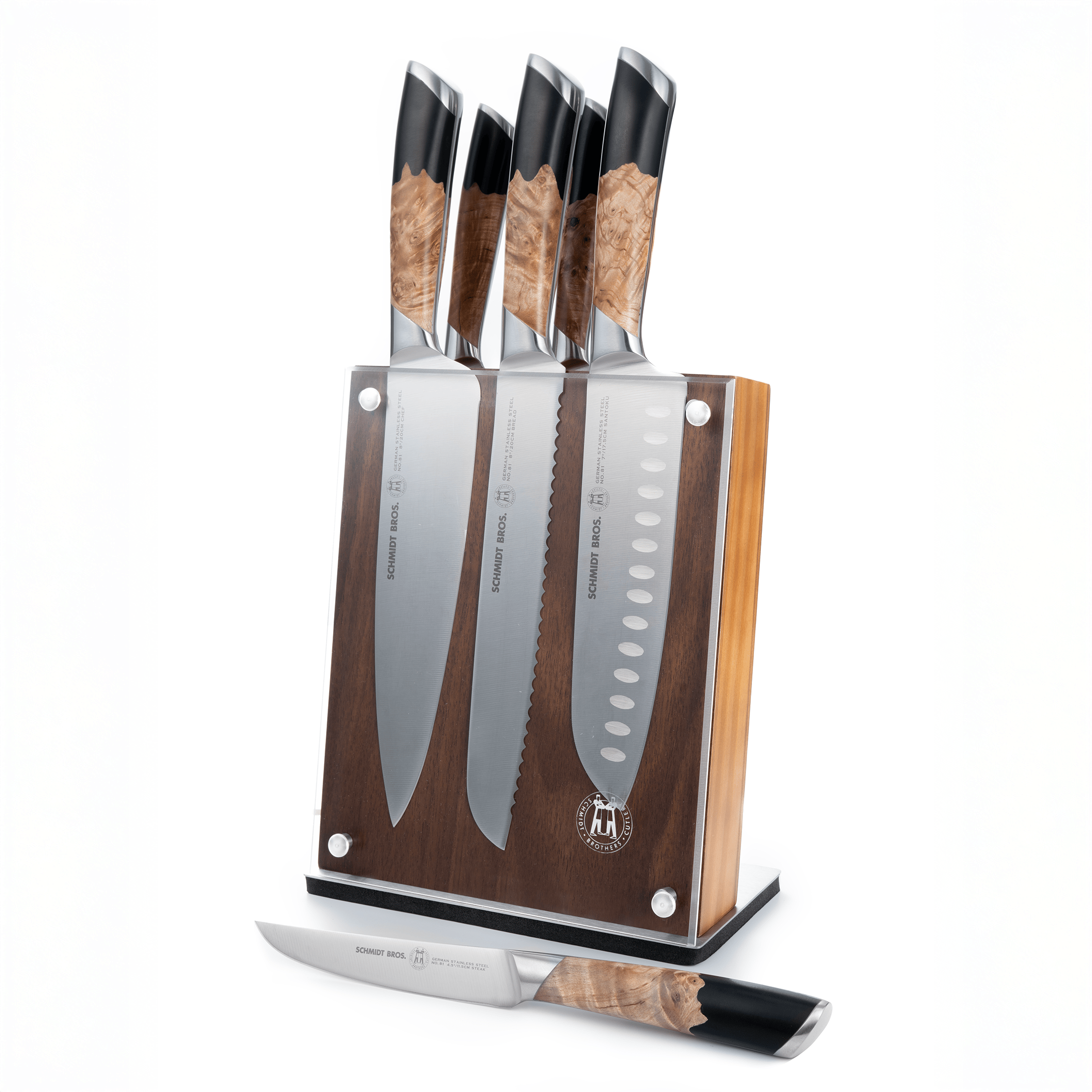 Fusion, 7-Piece Knife Block Set – Schmidt Bros.